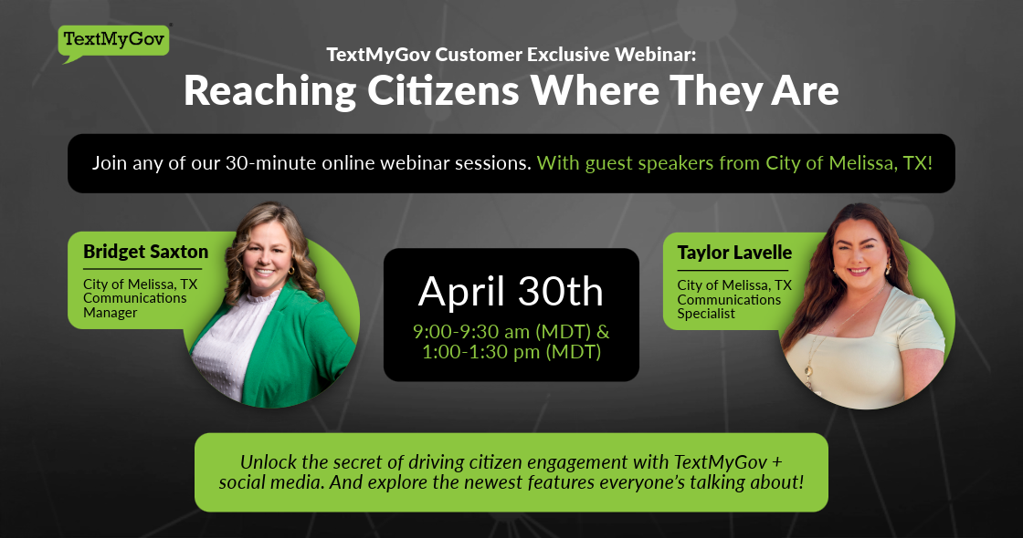 Reaching Citizens Where They Are - TextMyGov
