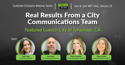 Real Results from a City Communications Team - TextMyGov